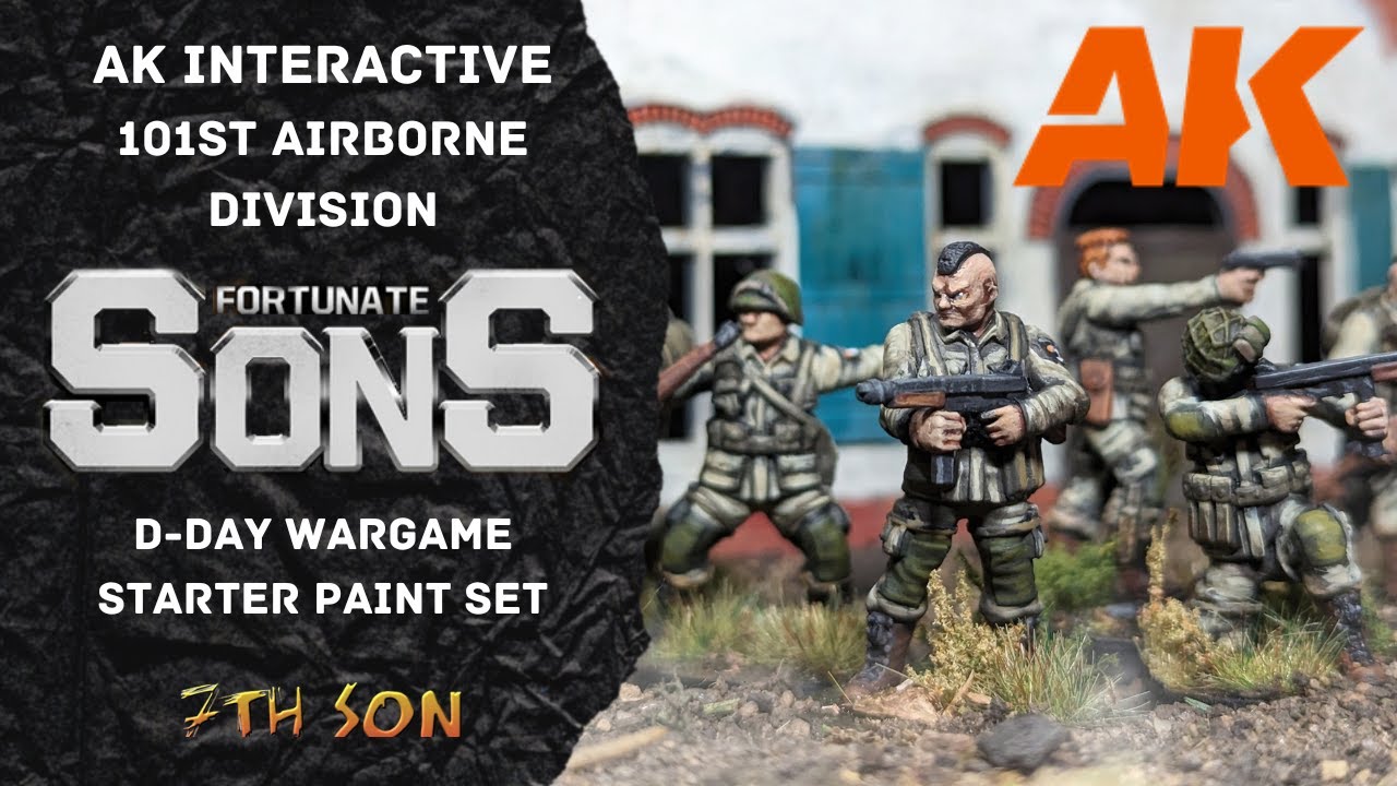 AK INTERACTIVE - FORTUNATE SONS · 101st Airborne Division & D-Day Starter Paint Set - REVIEW ...