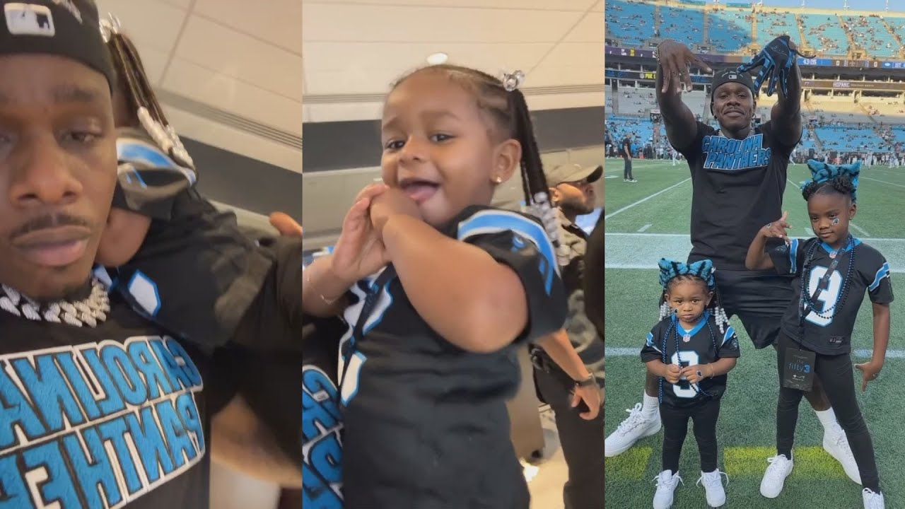 DaBaby Takes Daughter To Panthers Game - YouTube