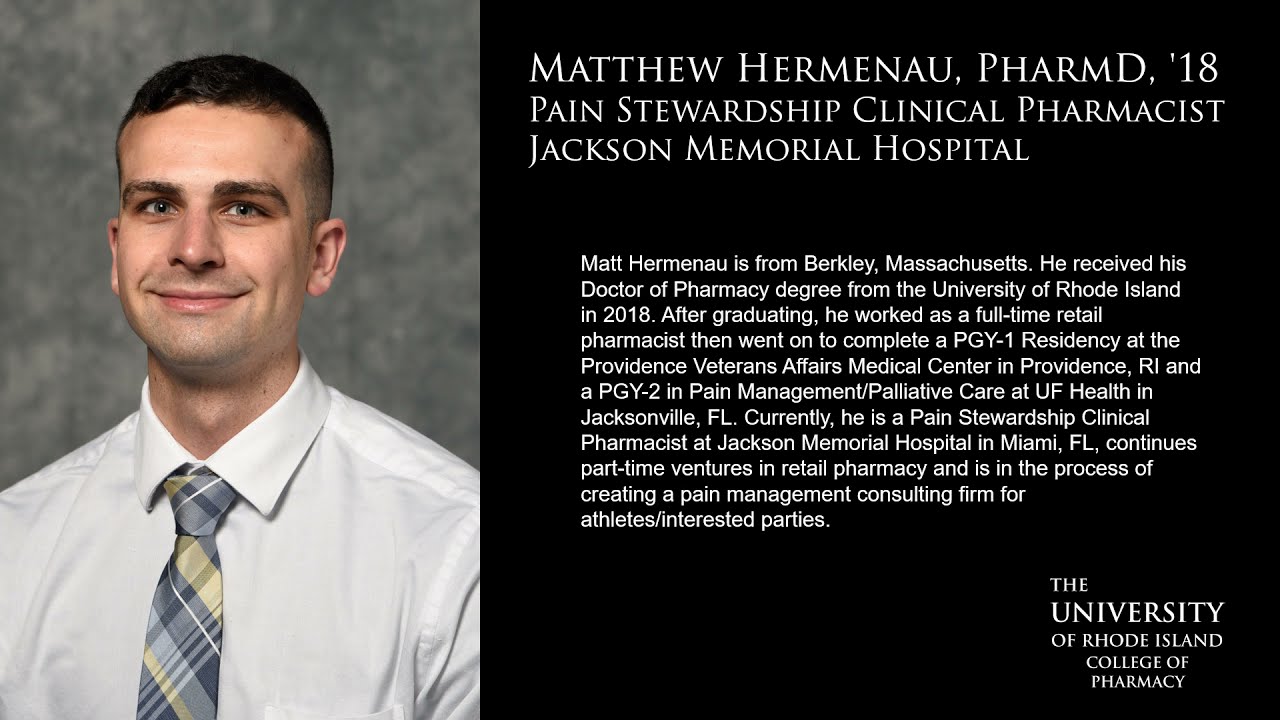 Matthew Hermenau, Pharm.D., '18 - YouTube