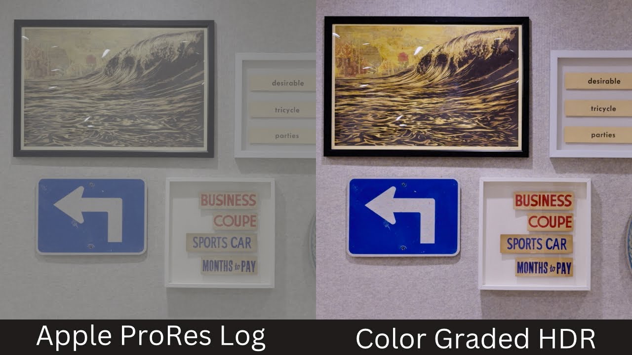 iPhone 15 Pro Apple ProRes LOG Footage Color Graded 4K 60FPS HLG HDR ...