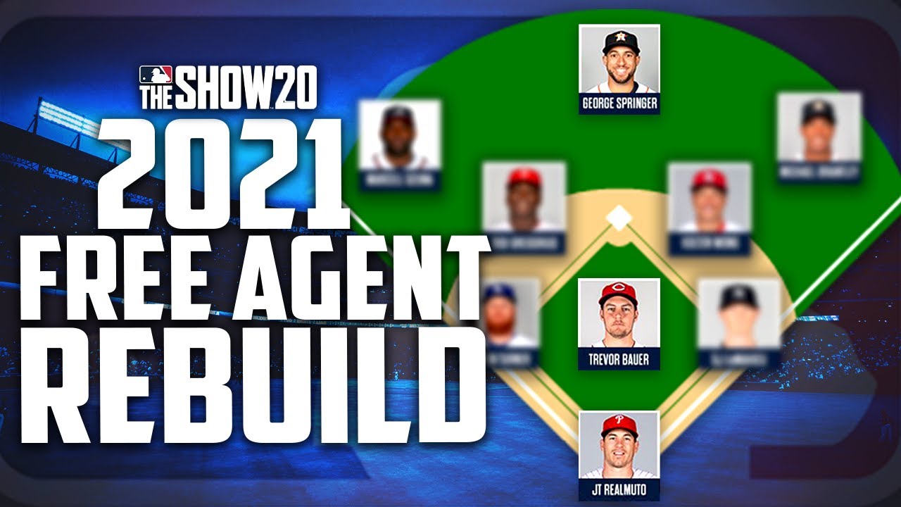 2020-2021 FREE AGENT TEAM REBUILD | MLB the Show 20 Franchise - YouTube
