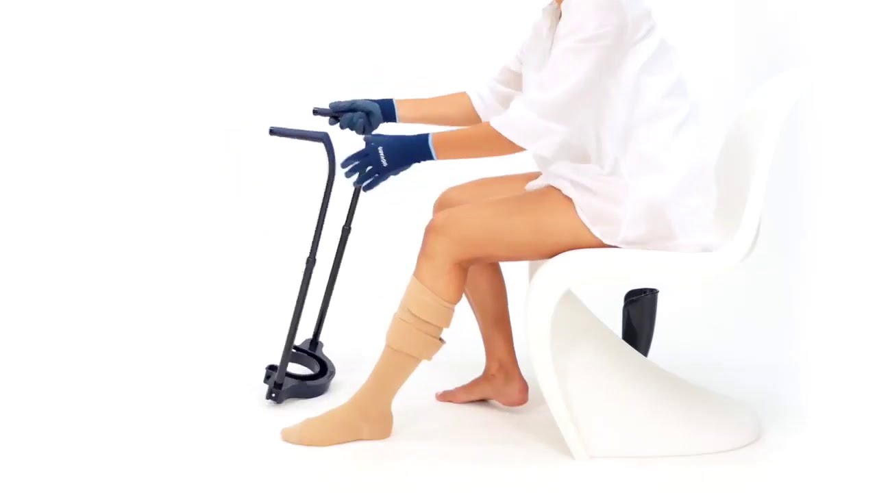 Sigvaris SIMON Donning Device - Thigh - YouTube