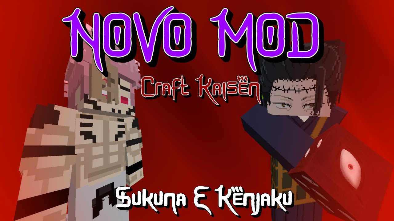 *NOVO* ÚNICO MOD COM A TÉCNICA DO KENJAKU NO MINECRAFT (Showcase Sukuna ...