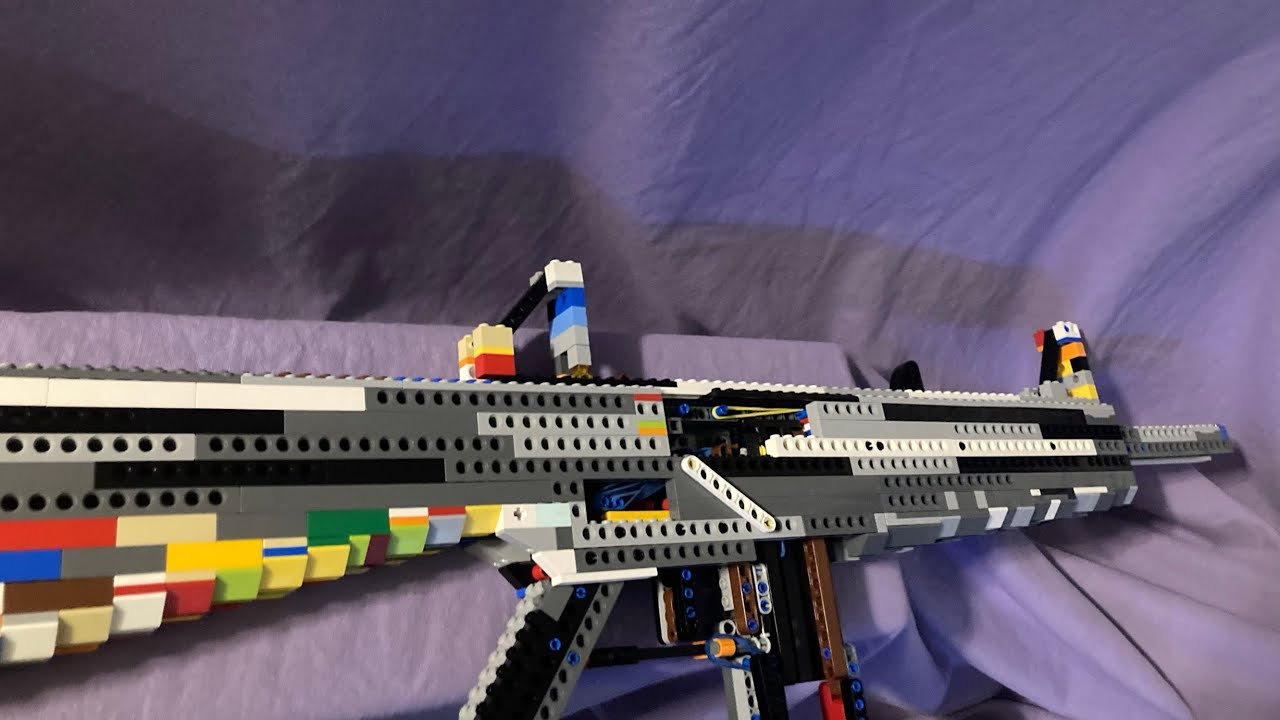Fully working LEGO Semiautomatic shell ejecting AA12 Shotgun(reuploaded ...