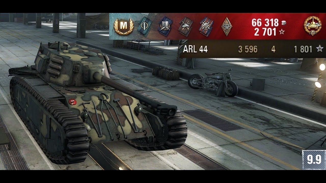 WoT - ARL 44 - Looks Fun (Ace Tanker, High Caliber) - YouTube