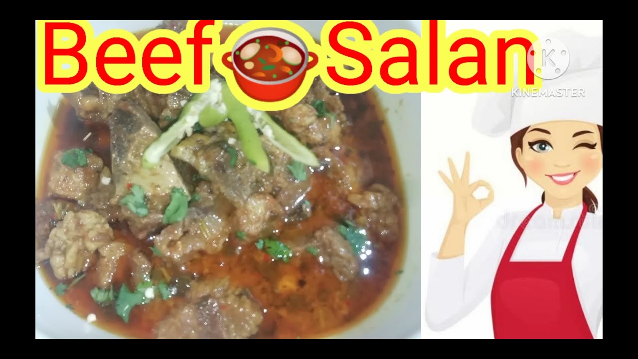 beef salan recipe easy cooking recipe beef salan kaisy Banay - YouTube