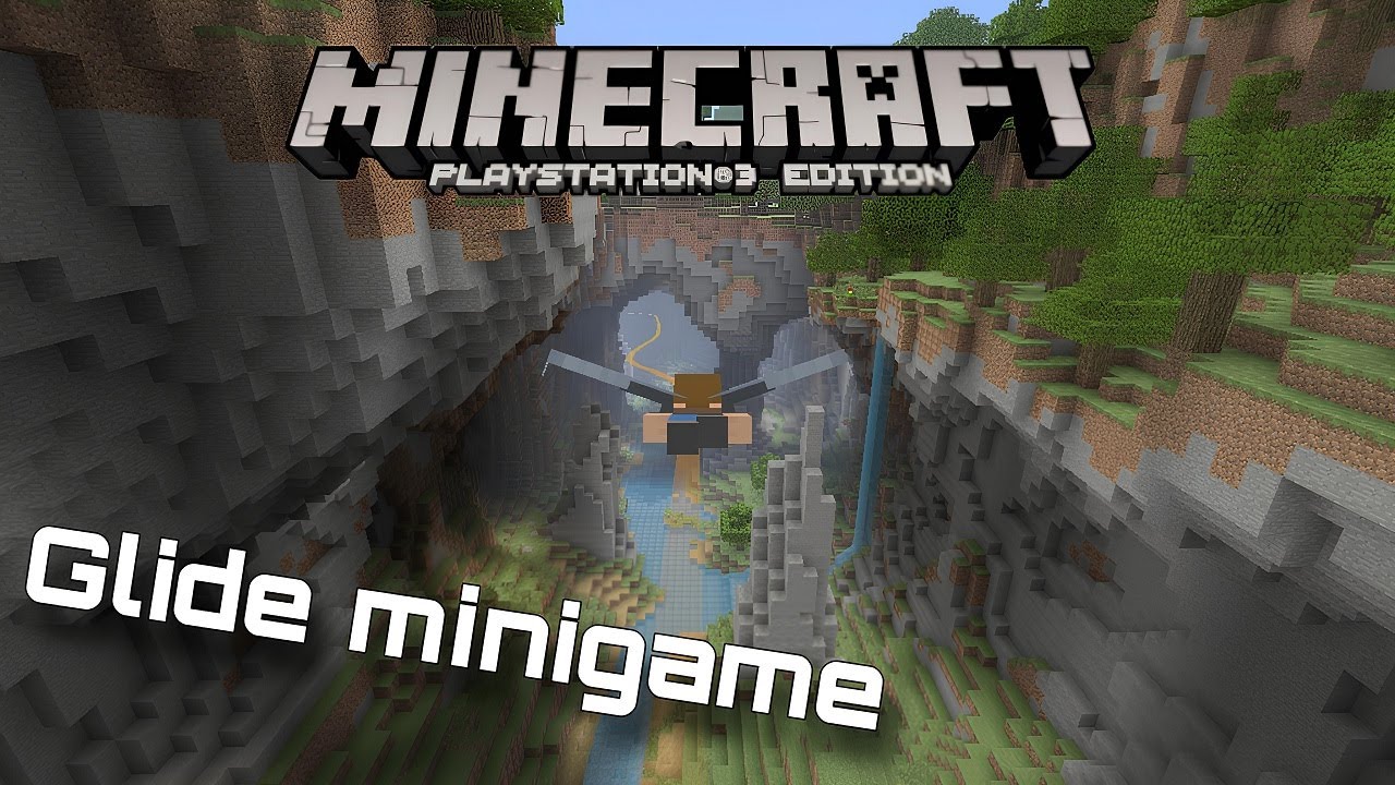 Minecraft Glide minigame on PS3 edition in 2023! - YouTube