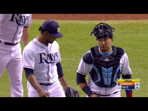 BAL@TB: Colome induces groundout, earns the save