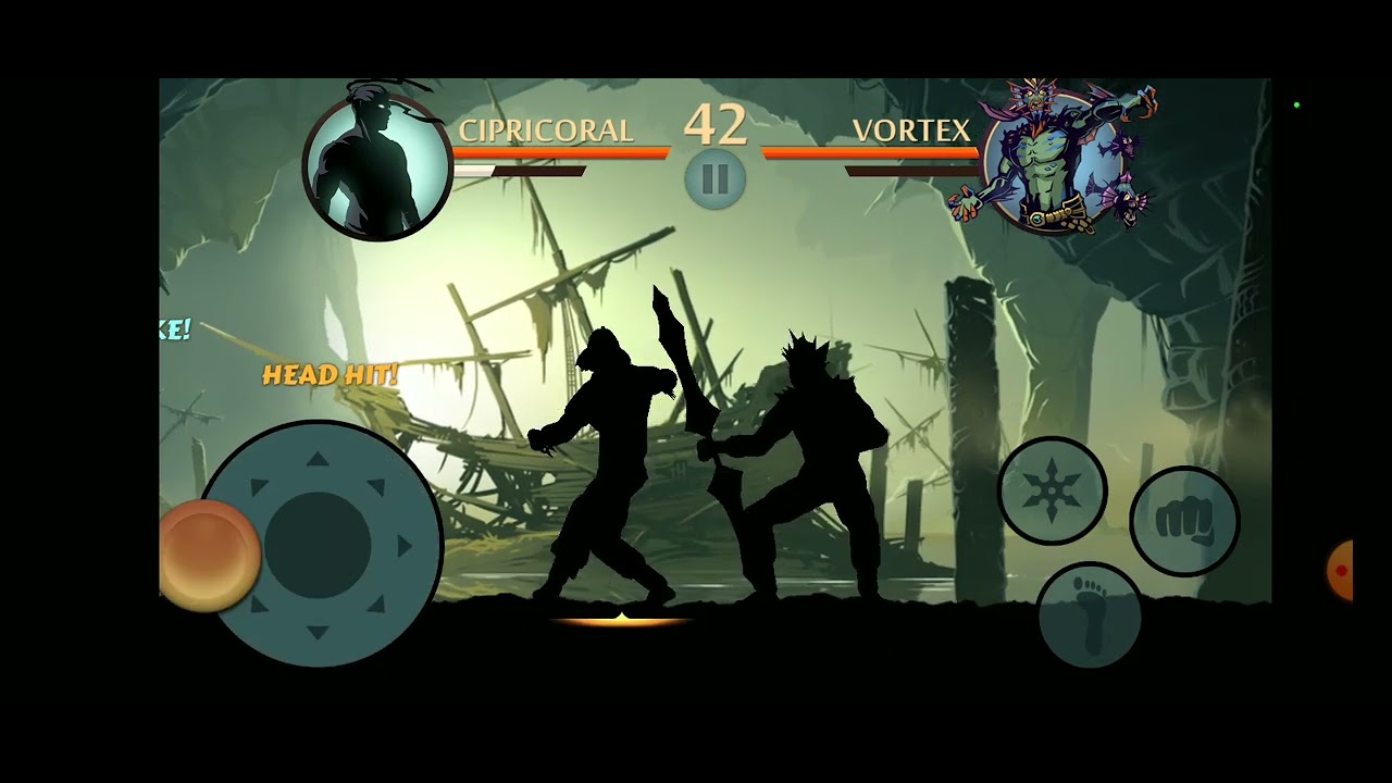 Shadow Fight 2 Beating Vortex🌊🐟 (My first video - YouTube