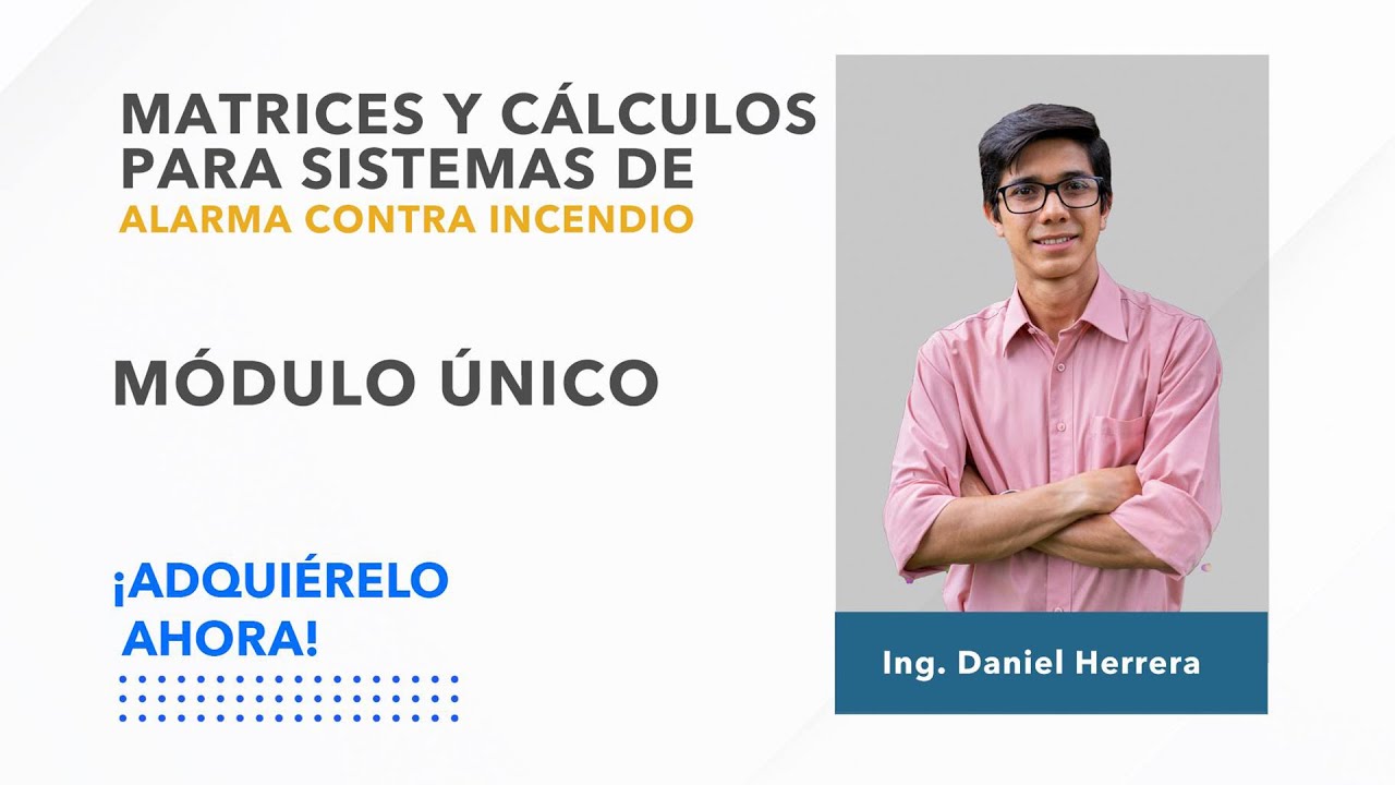 Curso Matrices y Cálculos de Sistemas de Alarma Contra Incendio - YouTube
