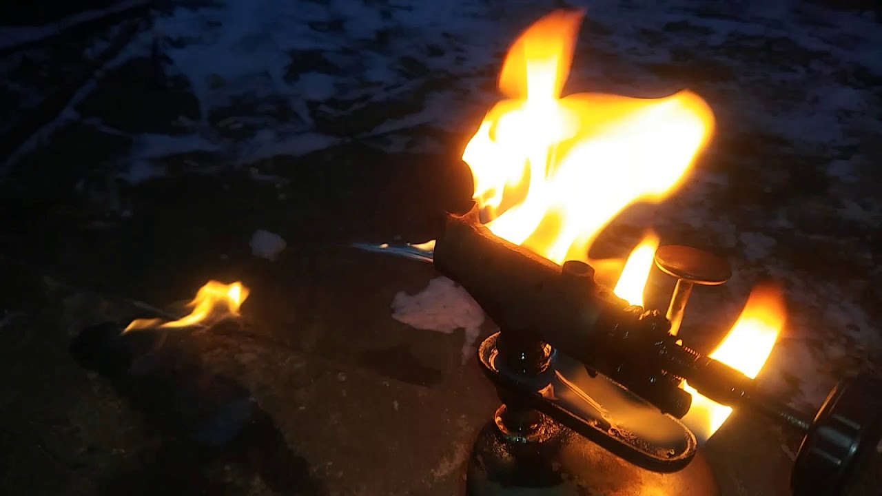 Vintage Brass Pump Torch Light - YouTube