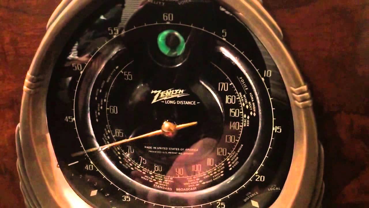 Zenith 12-S-268 Robot Dial / Shutterdial Console 1938 - Edited - YouTube