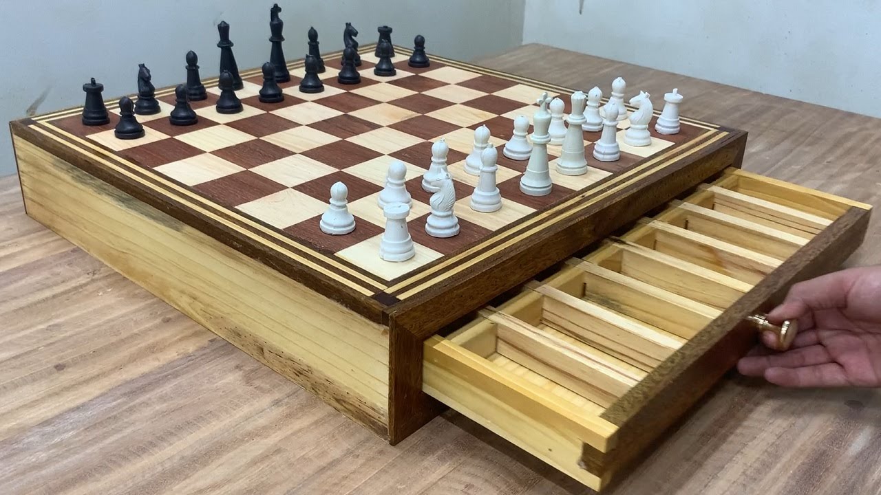 Woodworking Is Super Easy And Fun - 3D Effect Checkerboard Sample ...