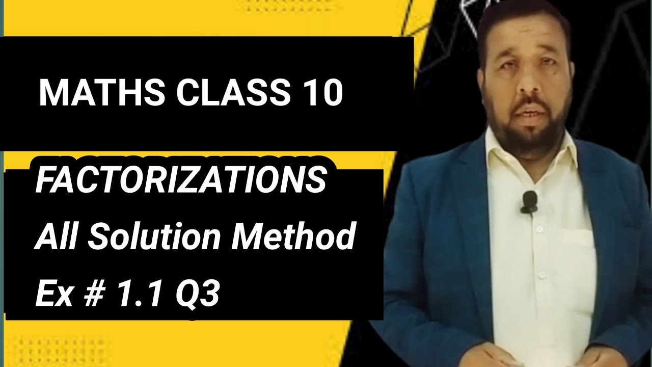 factorization by all solution method | factorization method | Math Lab ...