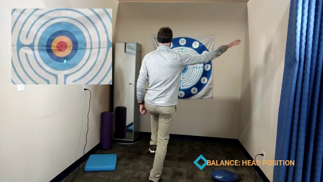 Balance Exercise: Head Position during standing balance exercise ...