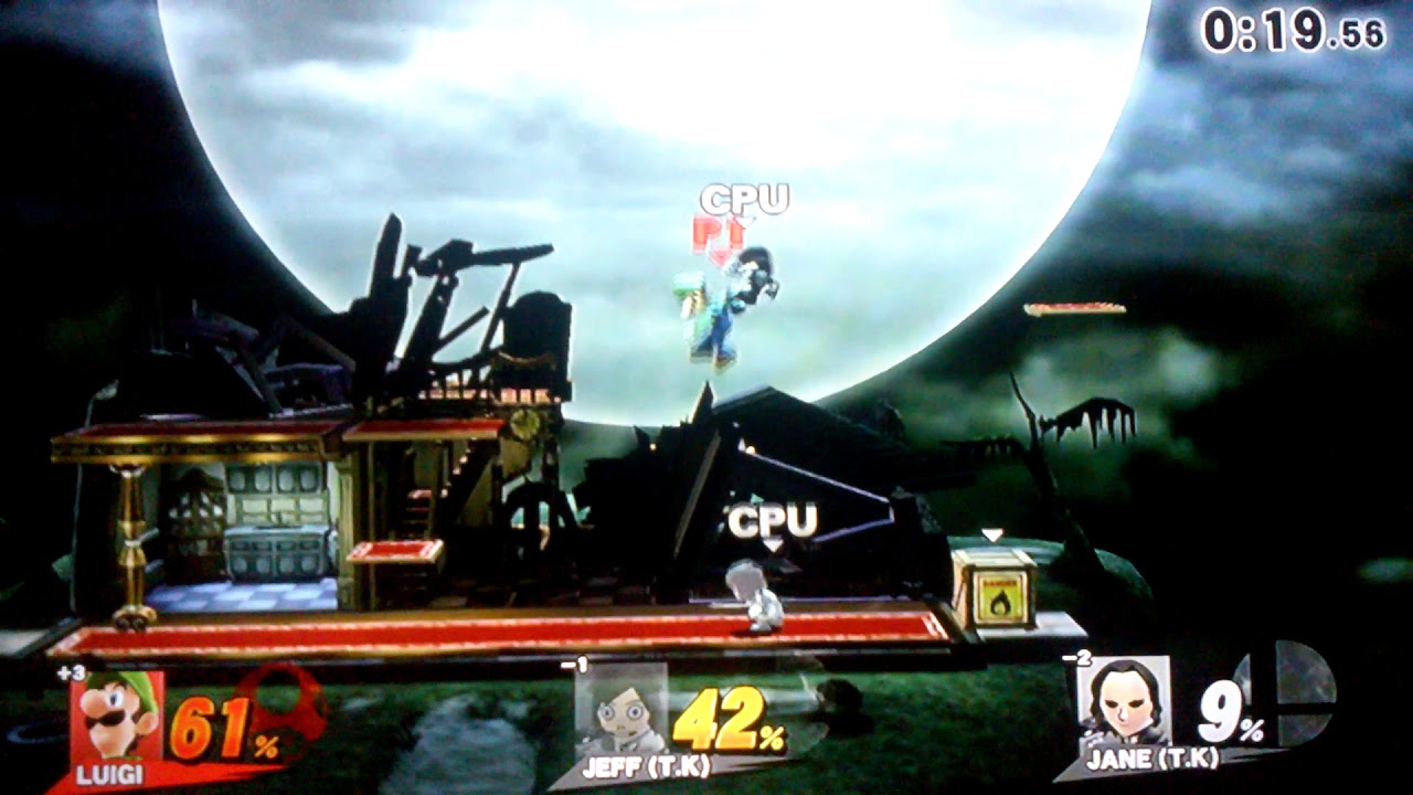 SSB: Luigi vs Jeff The Killer (Mii) and Jane The Killer (Mii) Part 2 ...