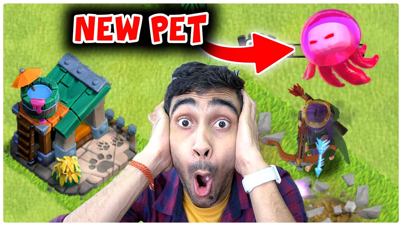 New Pet (Angry Jelly) in Clash of Clans........ - YouTube