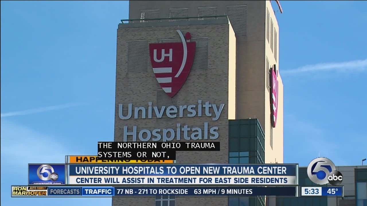 New trauma center opens at UH main campus - YouTube