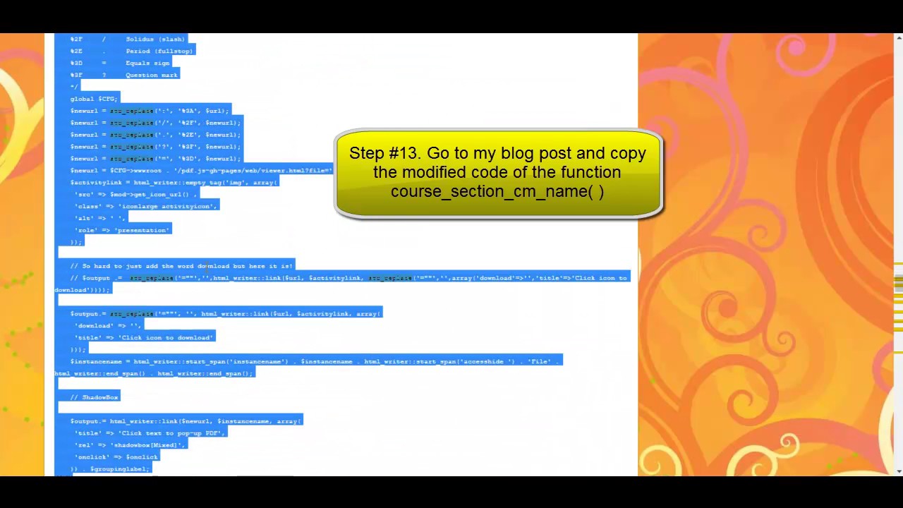 How to open a PDF file as a pop-up window in Moodle 3.2 in the Boost ...