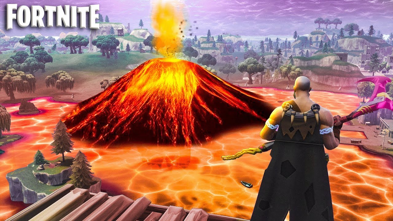 EL VOLCÁN DE FORTNITE *TEMPORADA 6* - YouTube