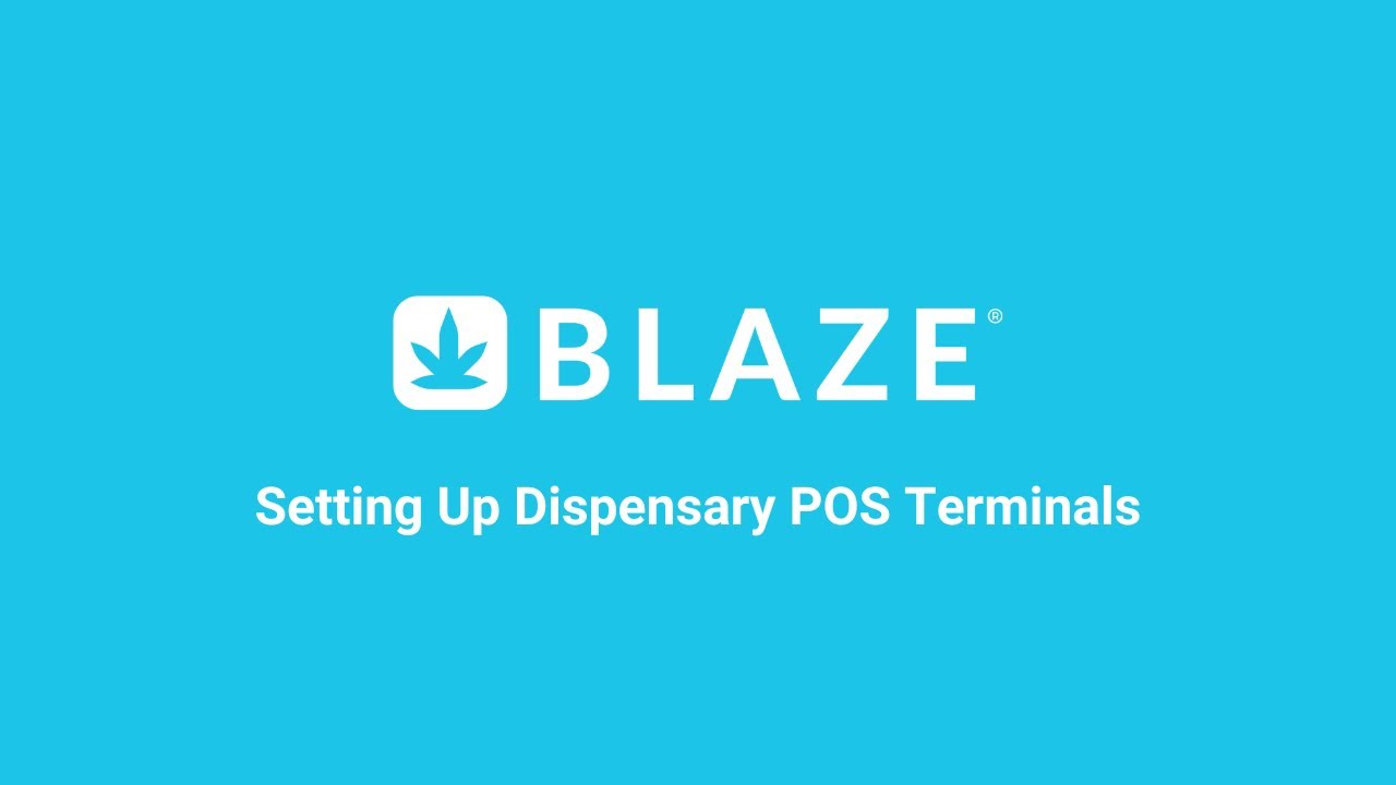 How to Set Up BLAZE POS Terminals for Dispensaries - YouTube