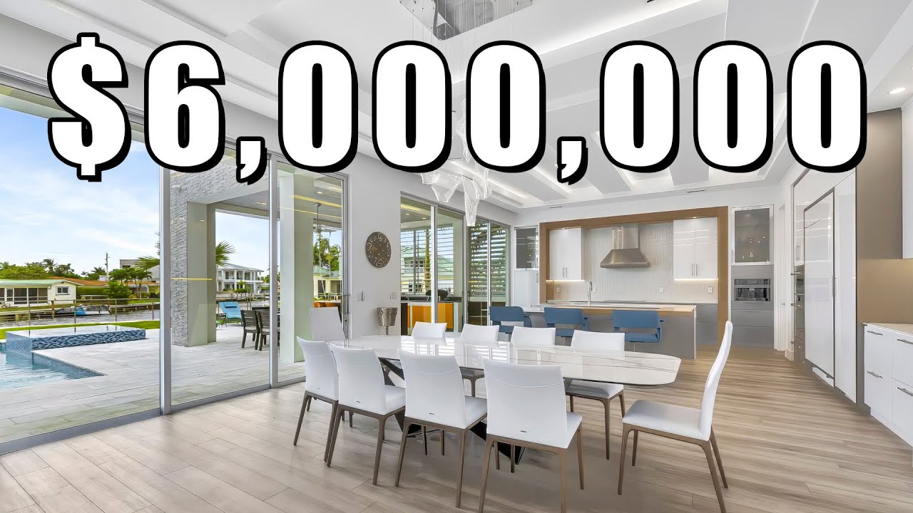 $6 MILLION DOLLAR New Construction Waterfront Home In Boca Raton ...