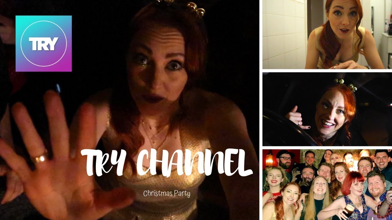 First ever TRY Channel Christmas Party & More - Bumper Vlogmas - YouTube