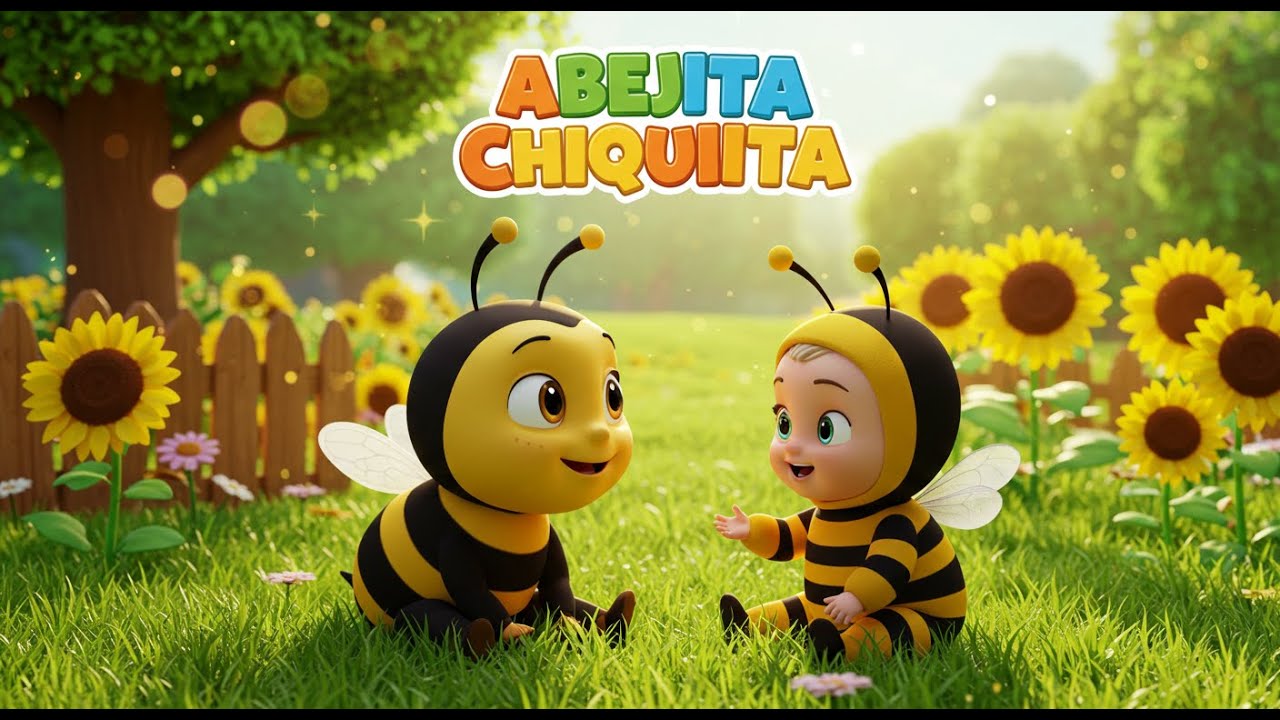 🎶 Abejita Chiquitita 🐝 - Canción para niños de preescolar 🐝 - YouTube