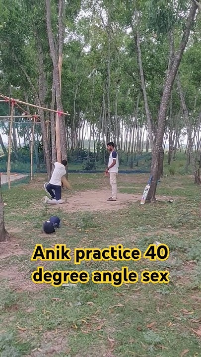 40 degree angle six#practice#shot #cricketer#2024#viral#trending #drill#all young cricketer ...
