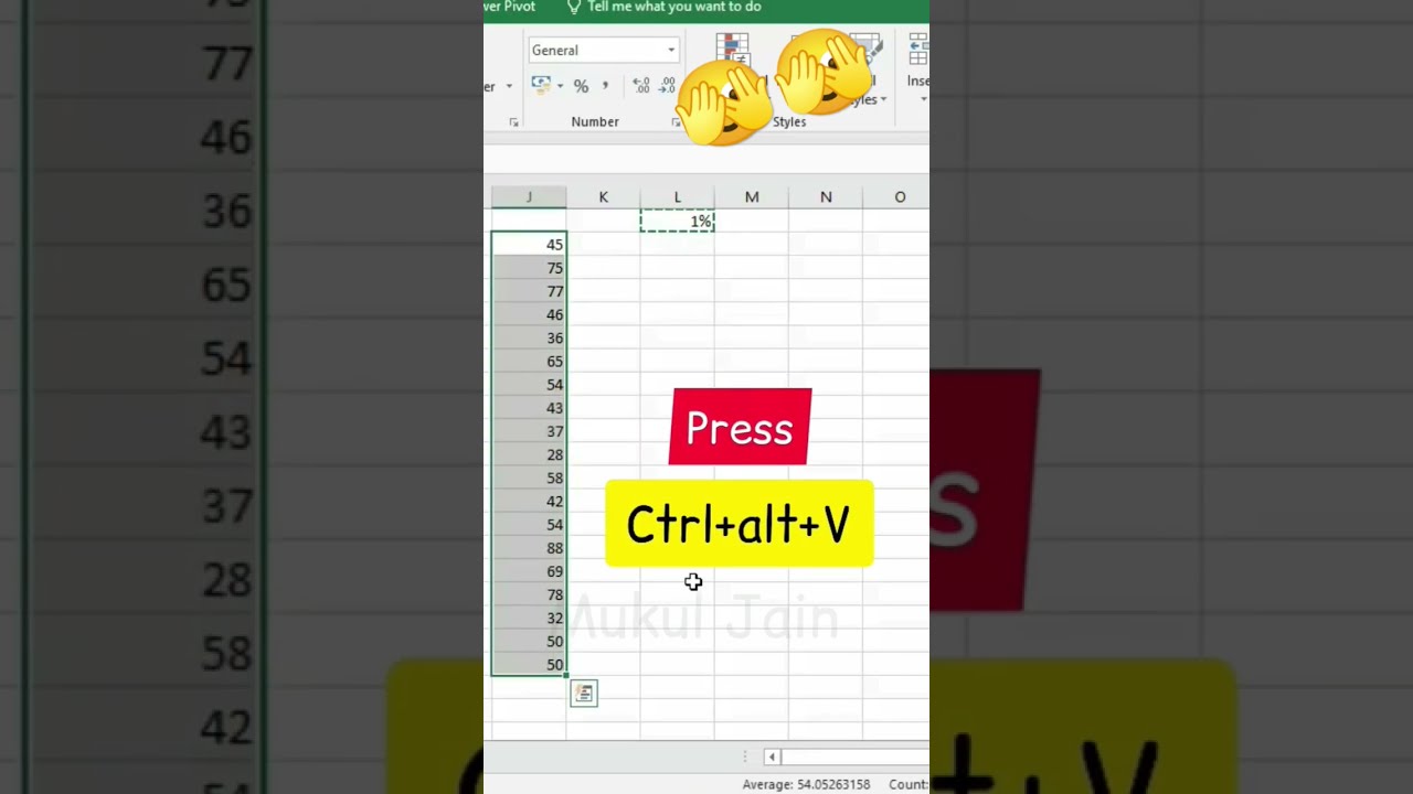 Change Number To Percentage shots excel trickshots viral shots Change Number To Percentage shots excel trickshots viral shots
