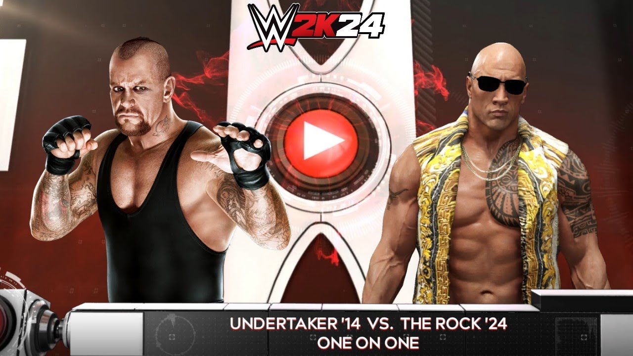 WWE 2K24 - Undertaker '14 vs The Rock '24 | Wrestlemania 31 - YouTube