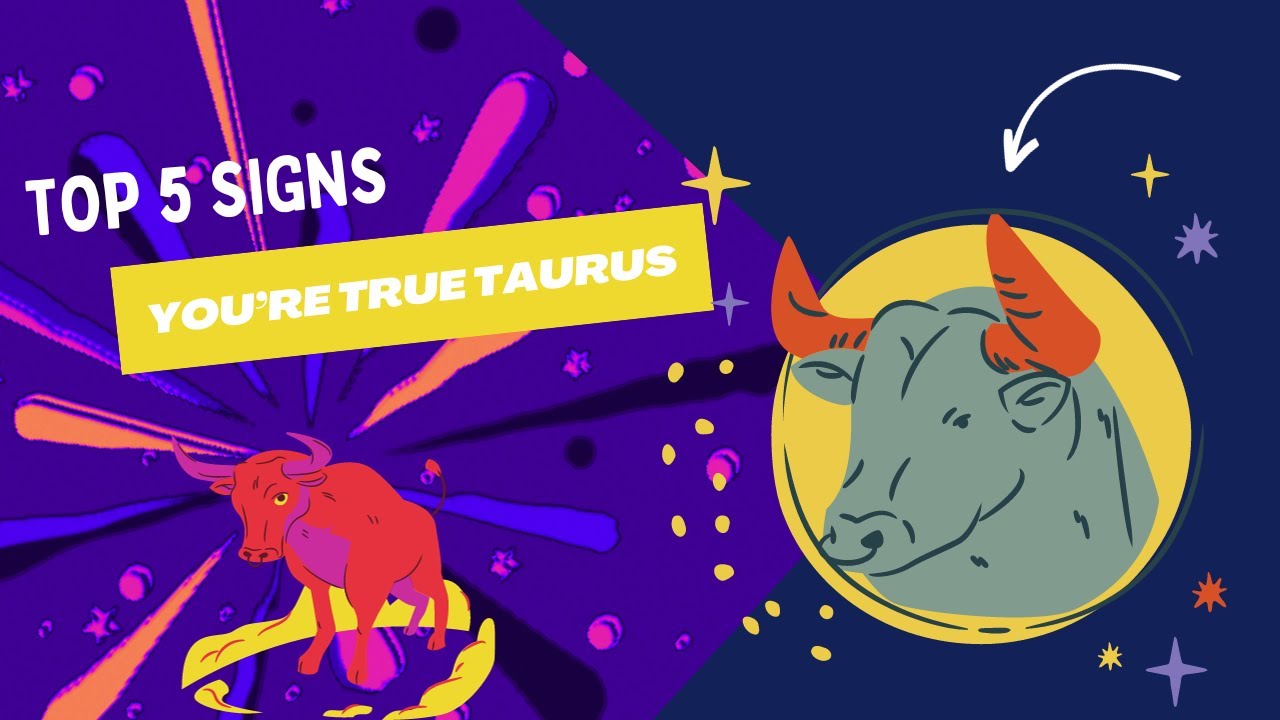 Top 5 Signs You're TRUE Taurus 🐂 | Taurus 2024 #astrology | #taurus 🔥 ...