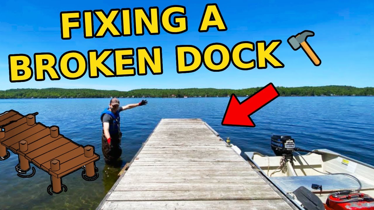 Repairing an Old Dock - YouTube