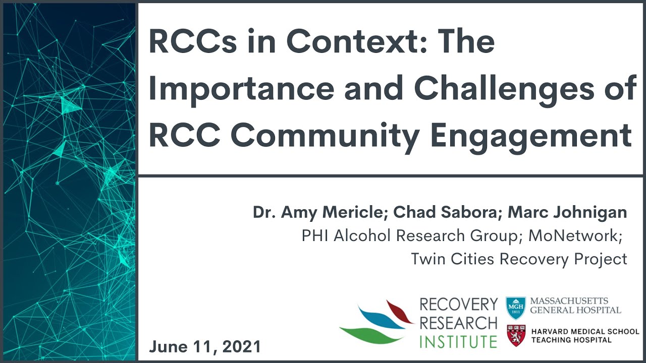 RCCs in Context: The Importance and Challenges of RCC Community ...