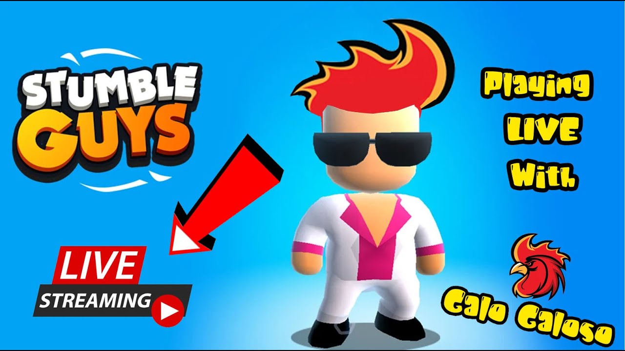 Stumble Guys LIVE (Custom Party) - YouTube