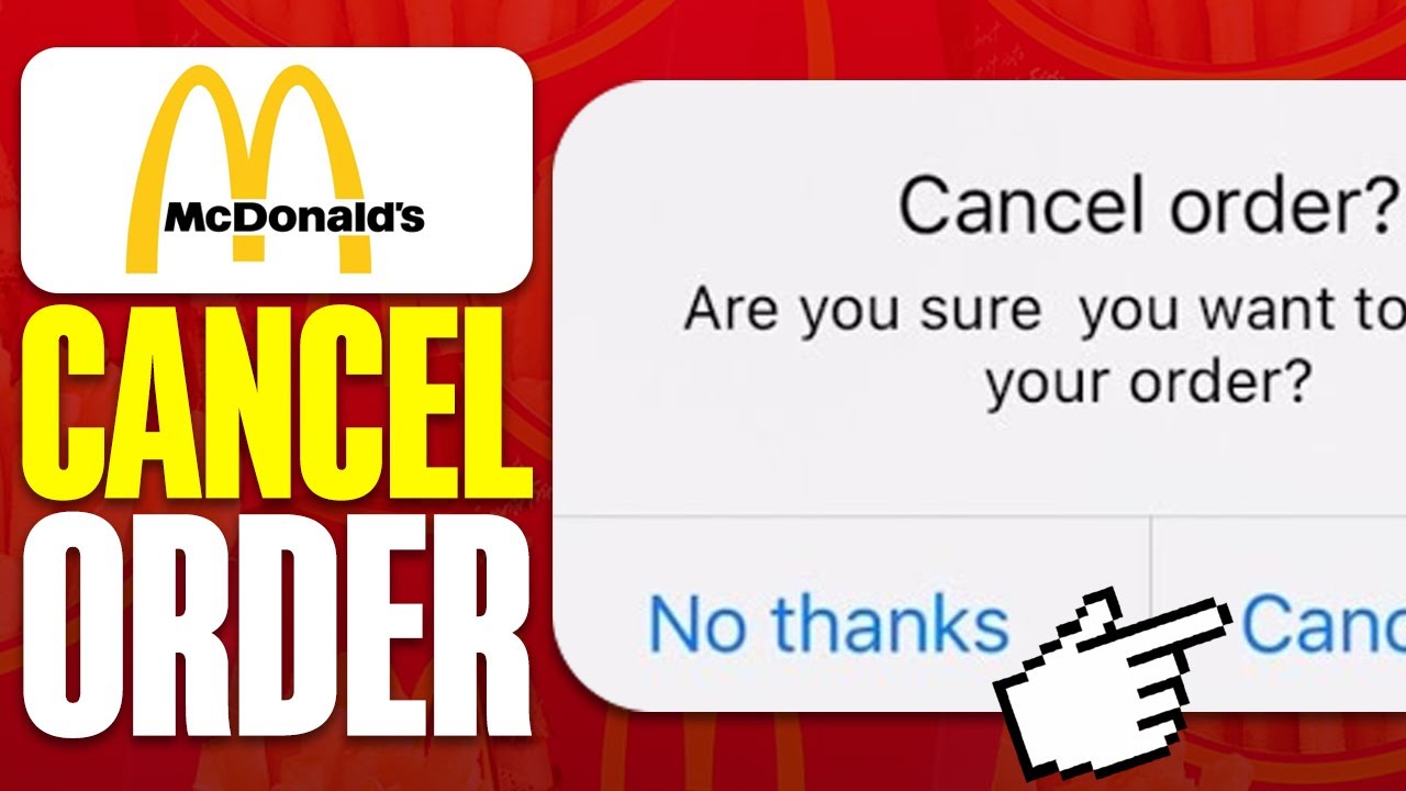 How To Cancel An Order On McDonalds App - YouTube
