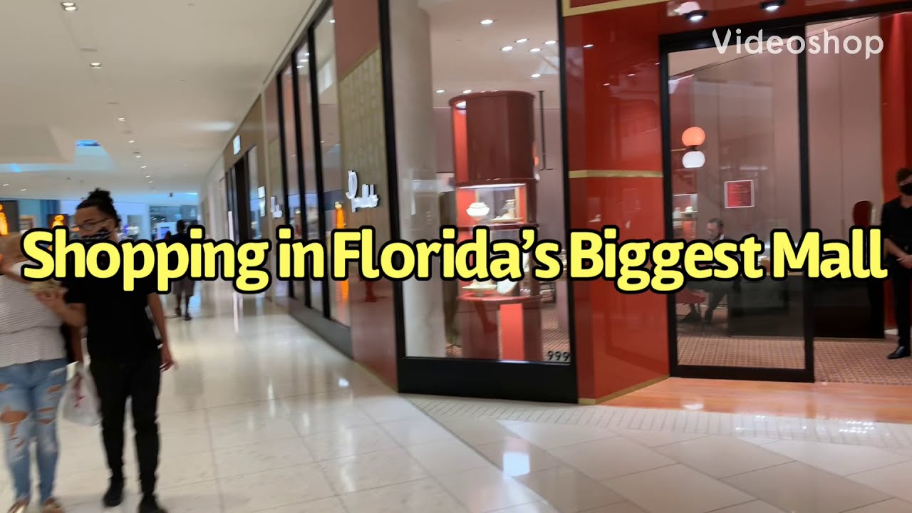 Shopping In Florida’s Biggest Mall - YouTube
