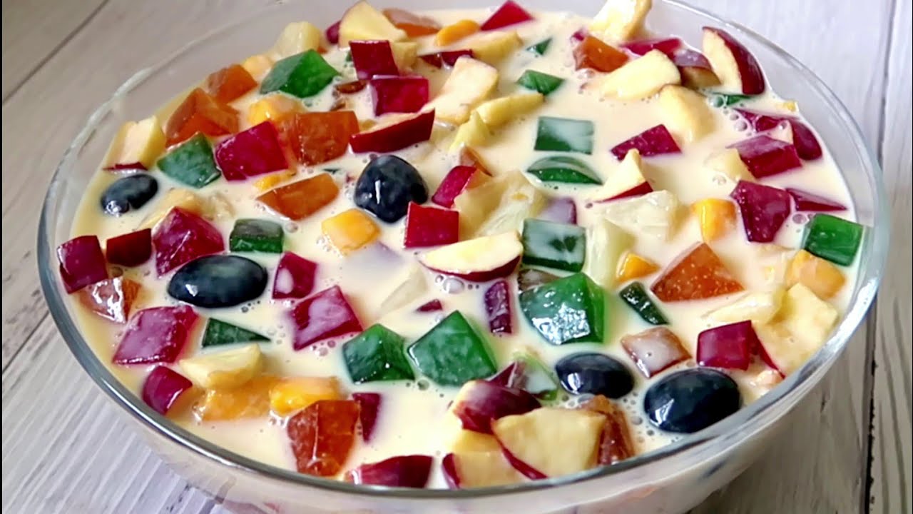 How I Create The Creamiest Gulaman Fruit Dessert - Everyone Wants To ...