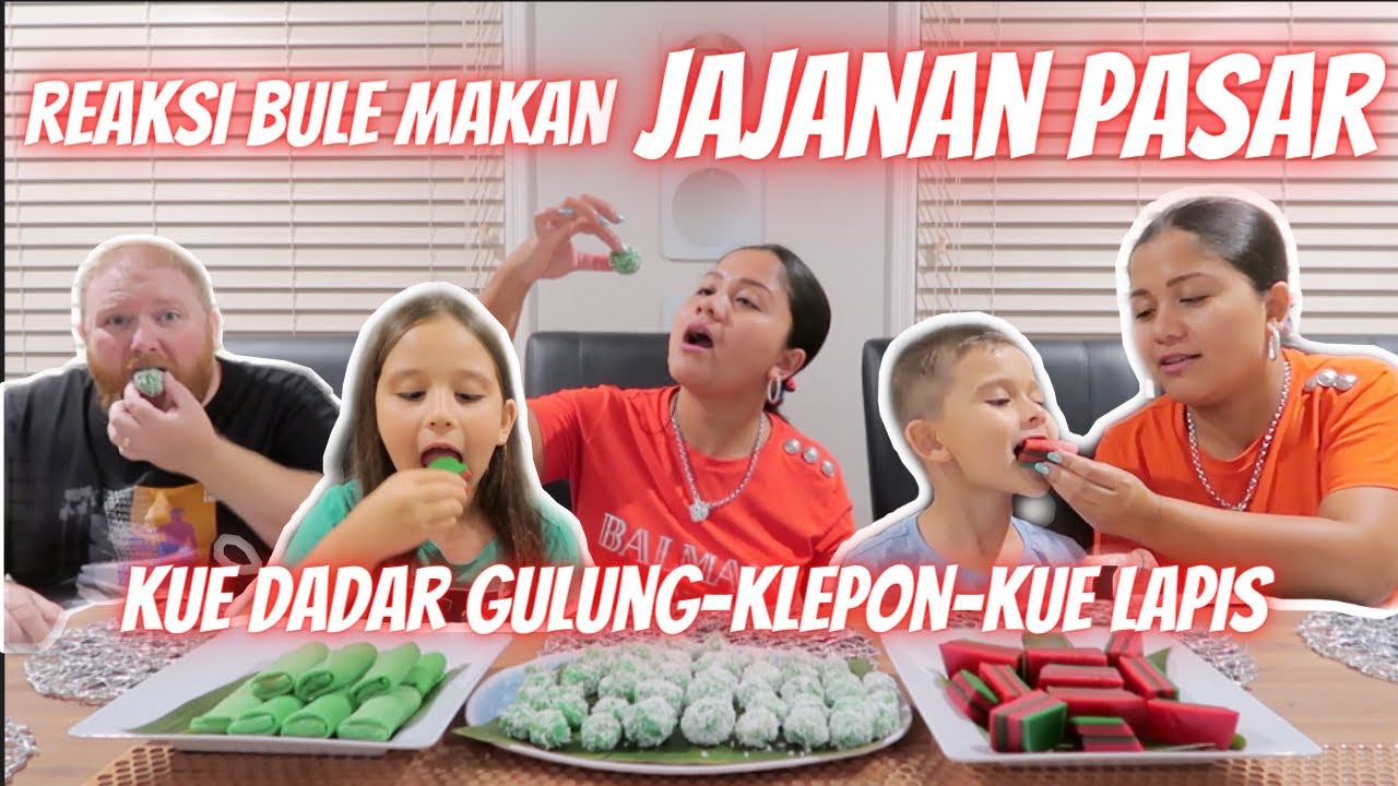 BIKIN JAJANAN PASAR KLEPON, KUE LAPIS DAN KUE DADAR GULUNG | BULE ...
