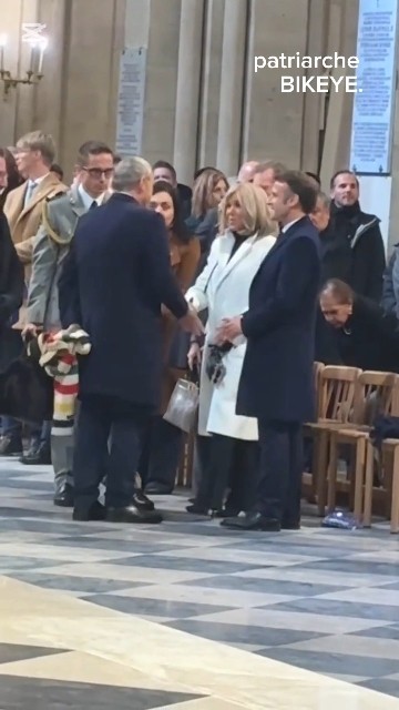 Emmanuel et Brigitte Macron à la réouverture de la cathédrale Notre ...