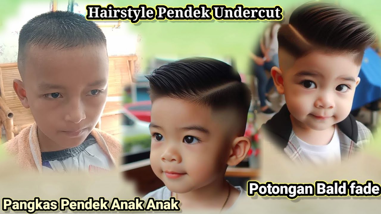 Pangkas Rambut anak anak | potongan rambut Bald Fade | Hairstyle pendek ...