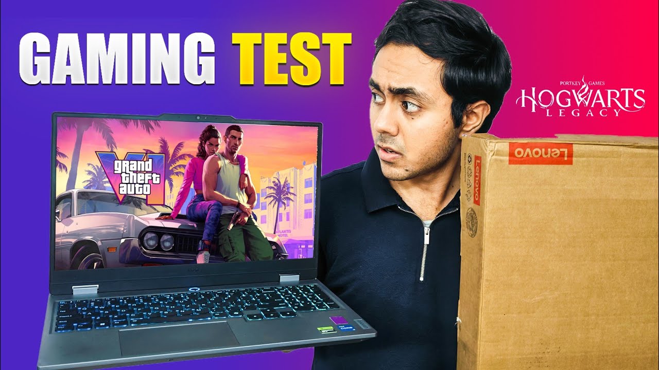 Gaming on Lenovo Loq RTX 4050 Gaming Laptop 🤯 GTA 5, Hogwarts Legacy ...
