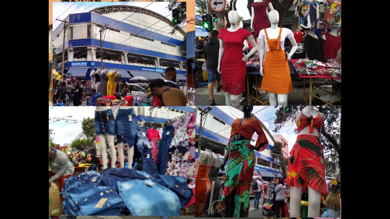 BRÁS-SP FEIRA DE RUA BANCAS PROX.SHOPP. AZULÃO - YouTube