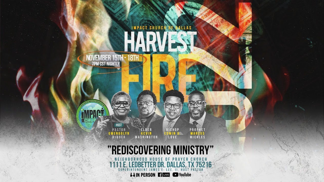 Harvest Fire 2022 Night 1- Elder Kevin Washington, Speaker - YouTube