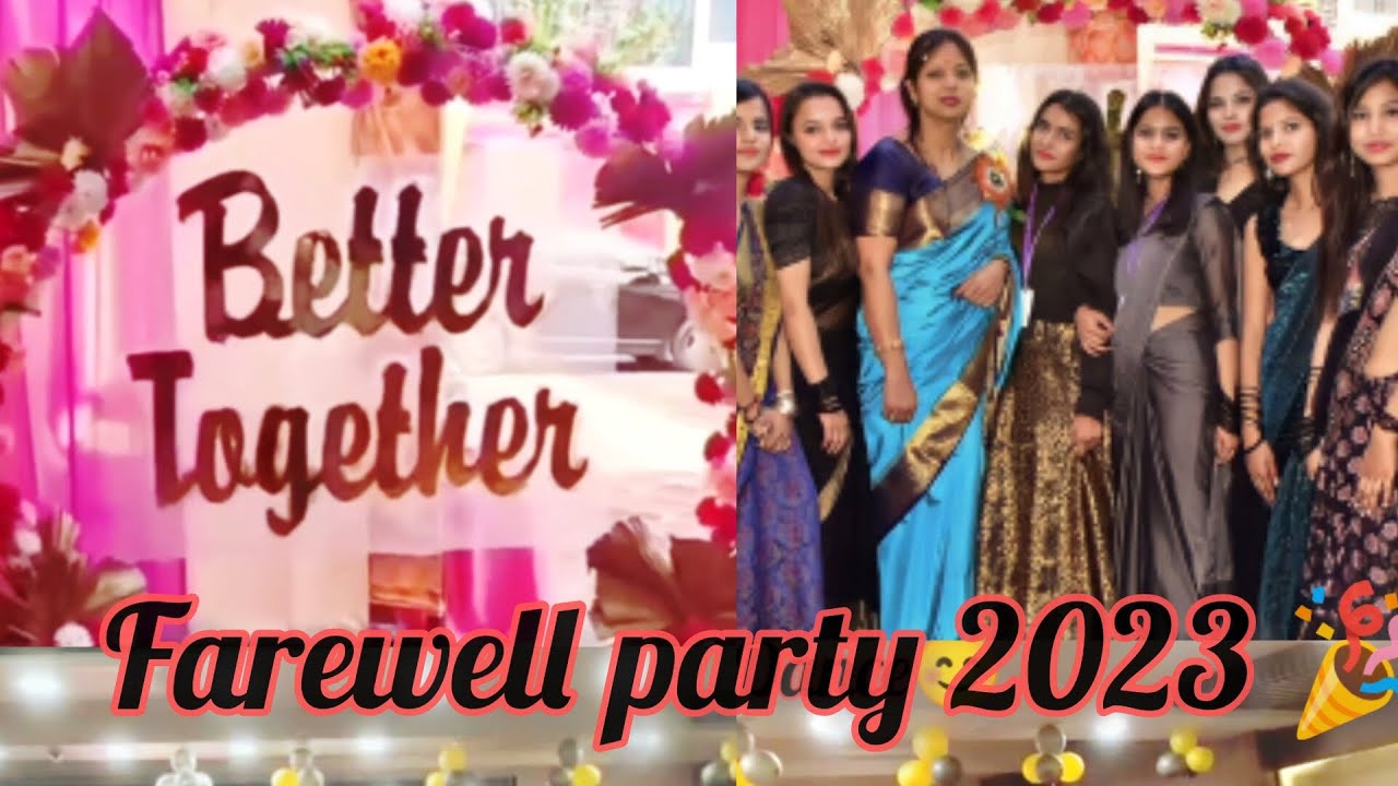 farewell party 2022-2023 ️🎉Akanksha Vidyapeeth Inter College farewell mbd || Shruti kashyap # ...