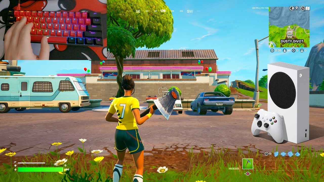 Xbox Series S OG Fortnite KBM Handcam + Best Xbox Settings 🤩 (4K 120FPS ...