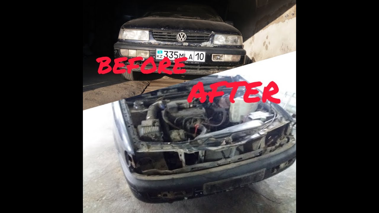 Купили старый Volkswagen Passat B4 1994 го года и решили его