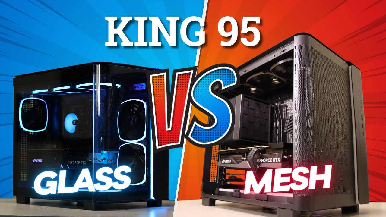 GLASS vs MESH: In the Montech King 95 Pro - YouTube