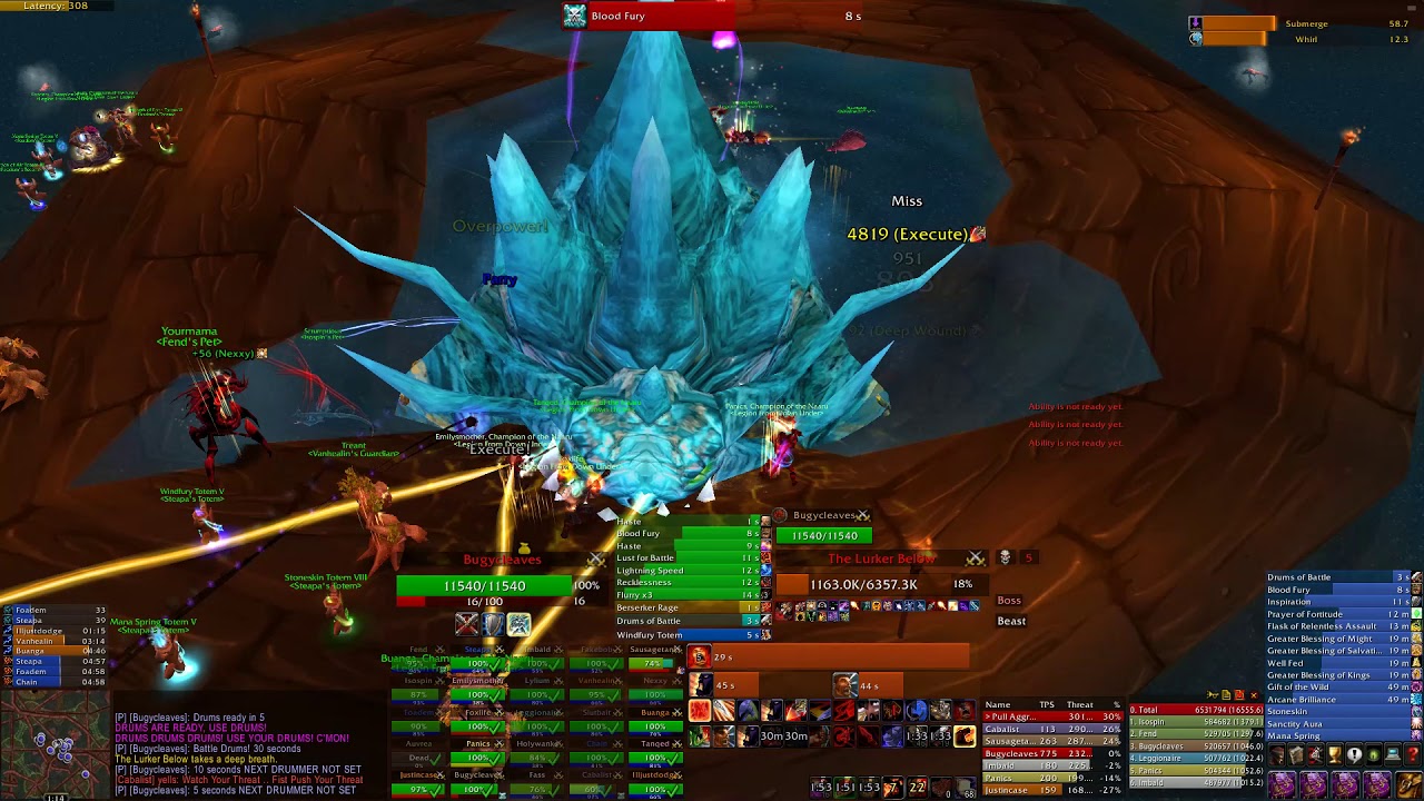 Lurker Below Fury Warrior - Legion From Down Under - YouTube