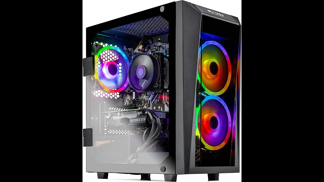 SkyTech Blaze II Gaming Computer PC Desktop Ryzen 5 3600 6 Core 3 6GHz ...